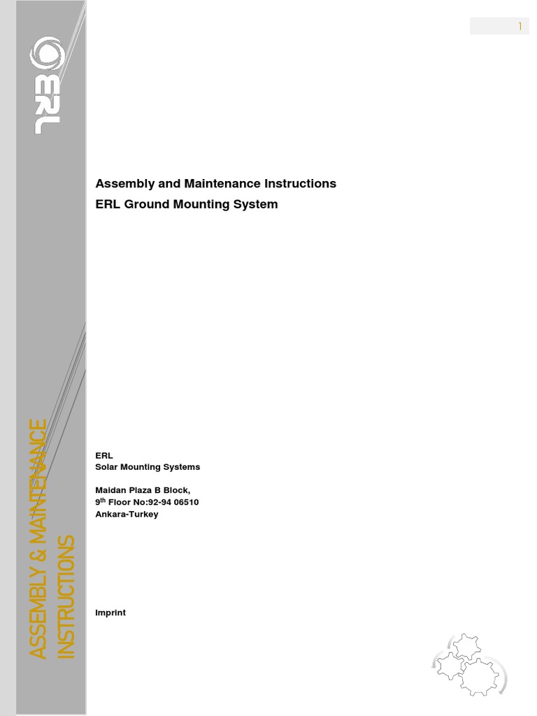 Annex - 3 Operating Manuals and Instruction | PDF | Screw | Safety