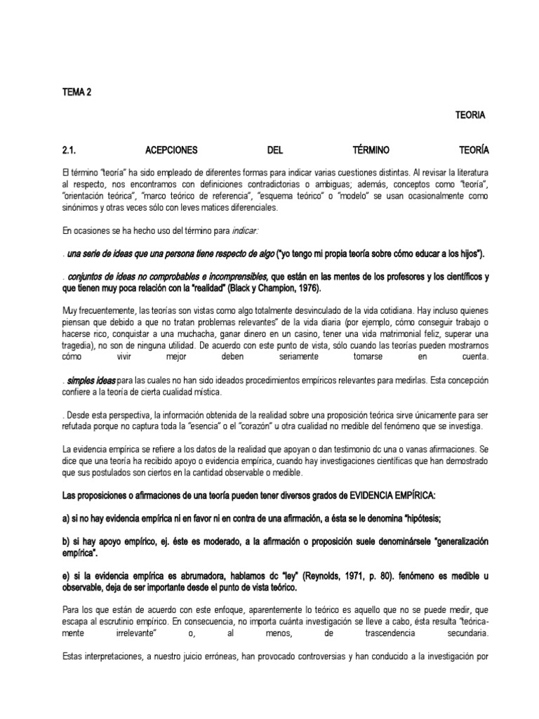 Tema 1, Teorias Del Aprendizaje | PDF | Teoría | Aprendizaje Tema 1, Teorias Del Aprendizaje | PDF | Teoría | Aprendizaje