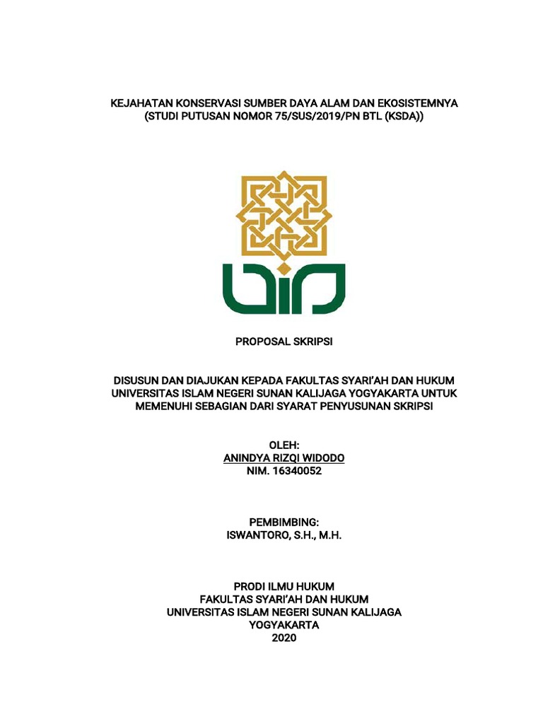 BAB I Anindya R Widodo | PDF