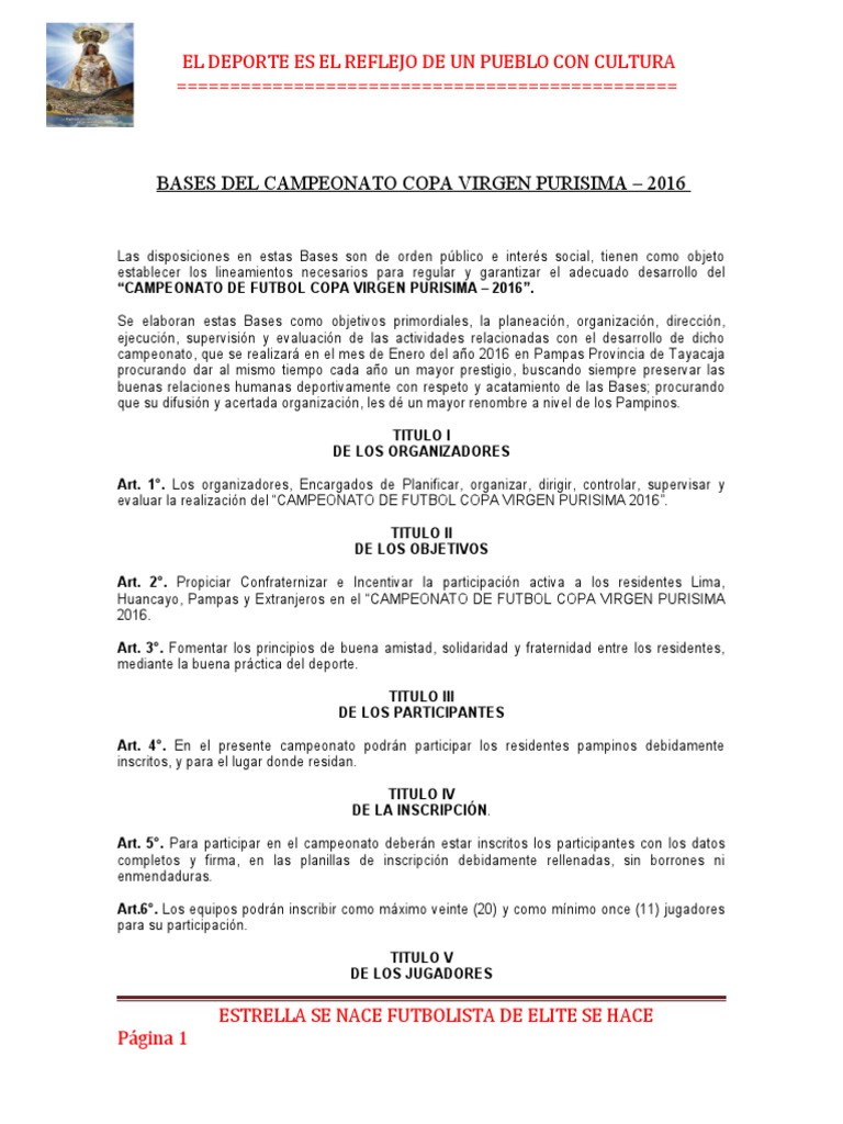 Bases de Campeonato | PDF | Asociación de Futbol | Árbitro