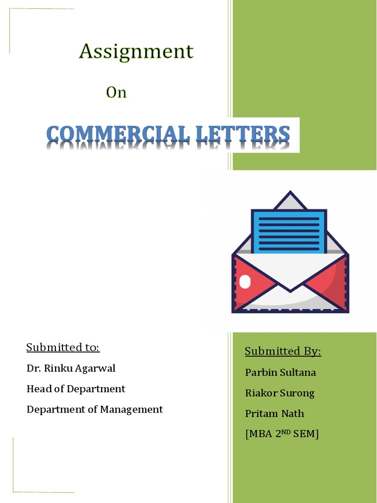 Commercial Letters | PDF | Customer | Sales