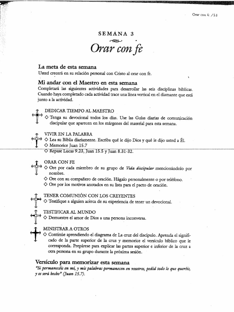 Orar con Fe: Creciendo en Cristo | PDF | Oración | Cristo (título)