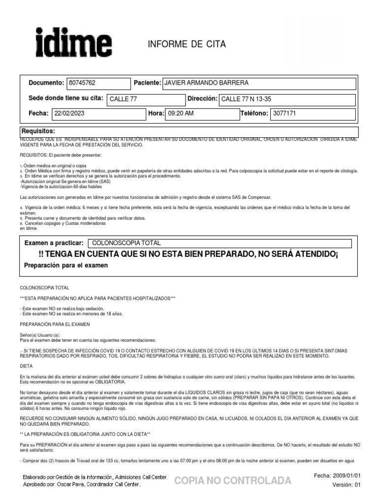 Cita MEDICO PDF | PDF | Medicamentos con receta | Enfermedades y trastornos