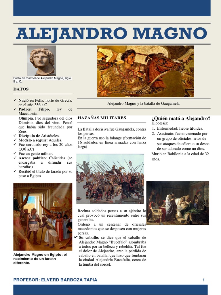 Alejandro Magno PDF | PDF | Alejandro el Grande | Antigua Grecia