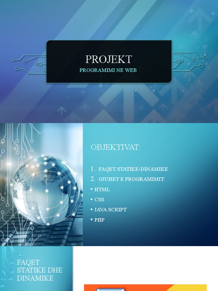 Projekt: Programimi Ne Web | PDF