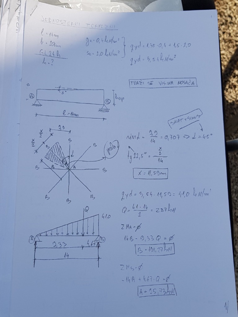 5.ZADATAK Drvene Konstrukcije | PDF