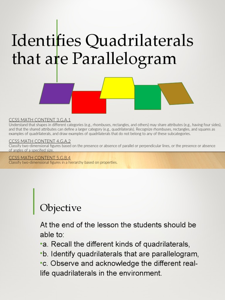 Real Life Examples Of Quadrilaterals