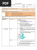 Lesson Plan in English 1 | PDF | Teachers | English Language