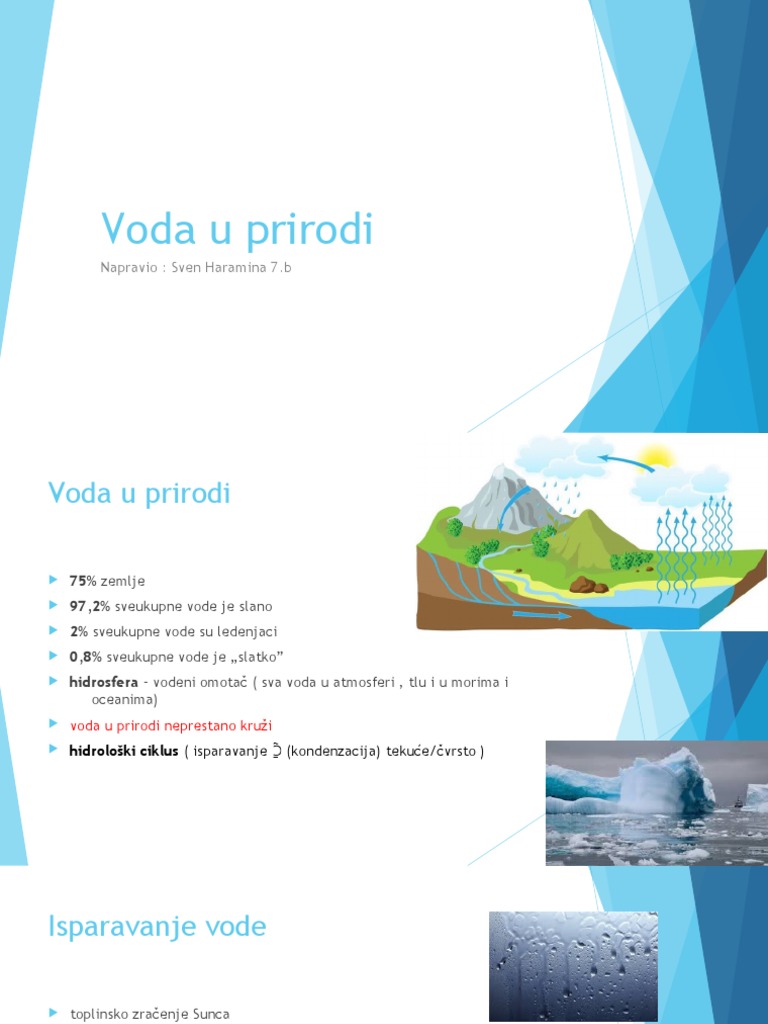 Voda U Prirodi (Kemija) (1) .Odp | PDF