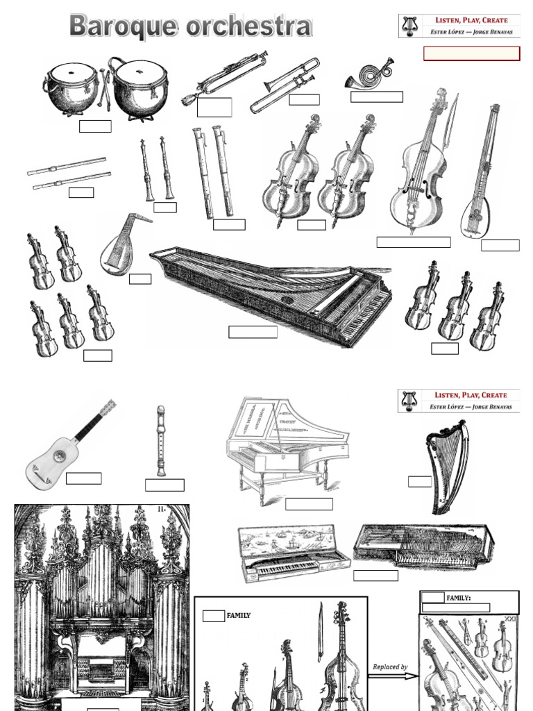 Baroque Music Instruments Formulario | PDF