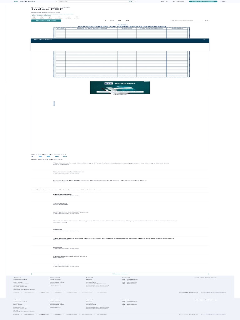 Index Pdf Pdf Pdf Scribd Mass Media