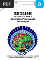 Detailed Lesson Plan (Propaganda Techniques) | PDF | Propaganda ...