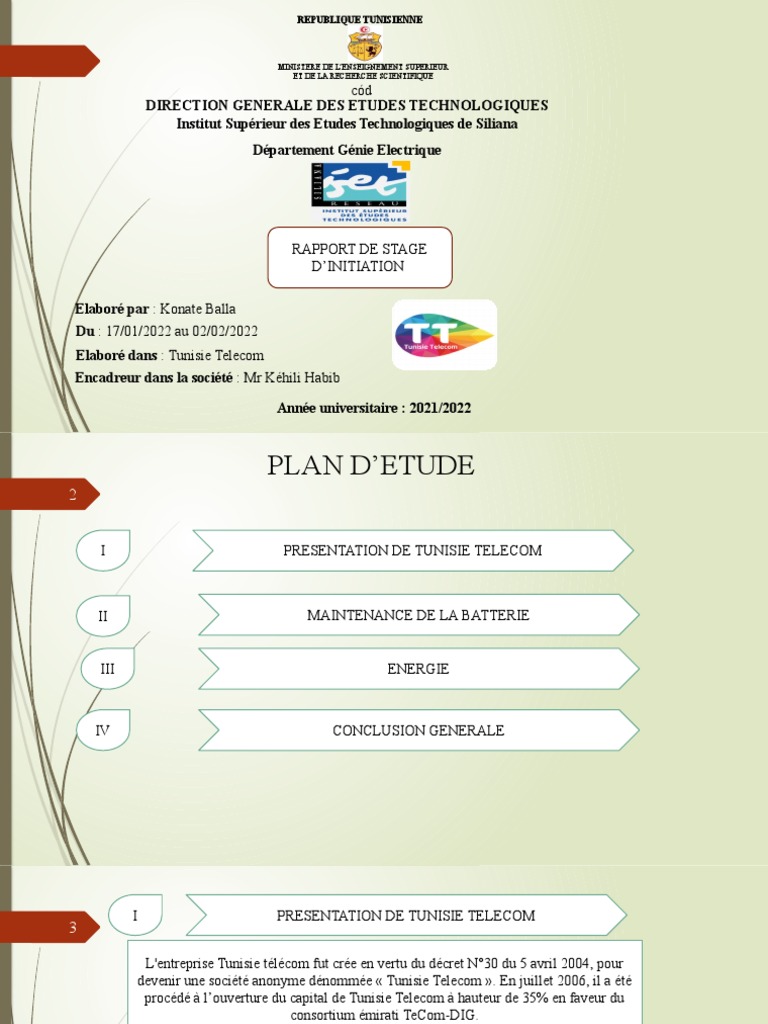 Présentation de Rapport de Stage | PDF | Ordinateurs | Technologie et ingénierie