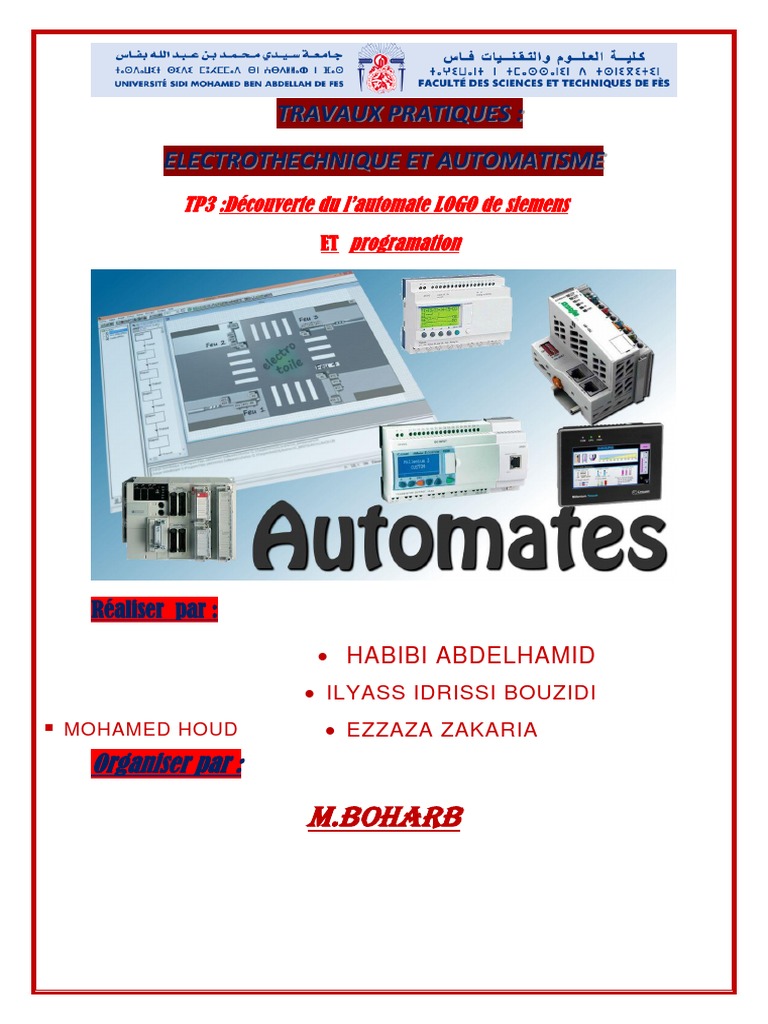 TP Electro - N3 | PDF | Automatisation | Programme informatique
