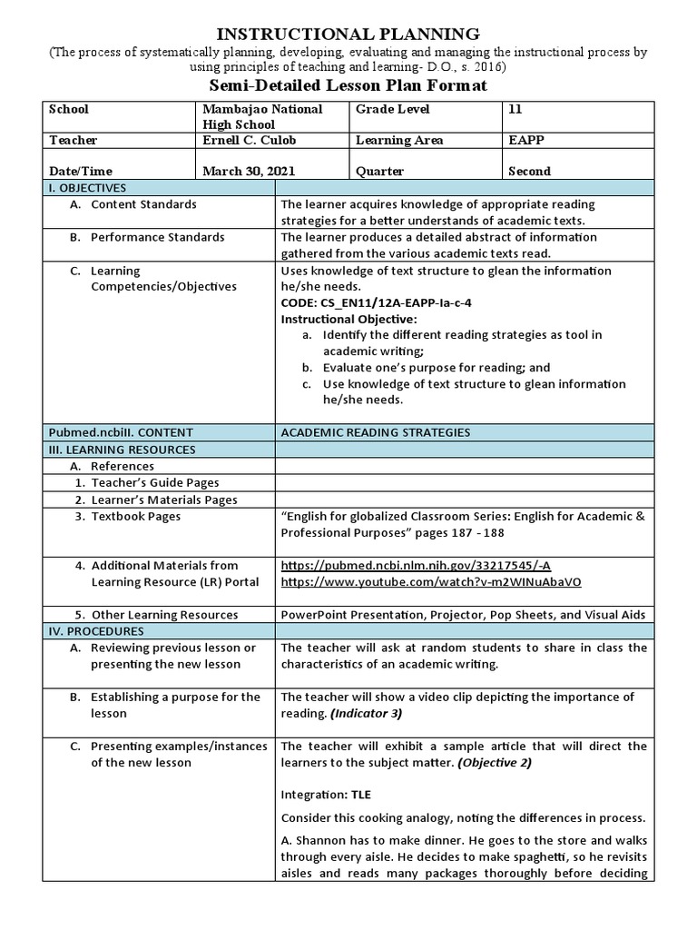 DLP Eapp Demo Teaching | PDF | Learning | Speed Reading