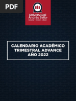 Calendario Academico Trimestral UNAB 2025 | PDF