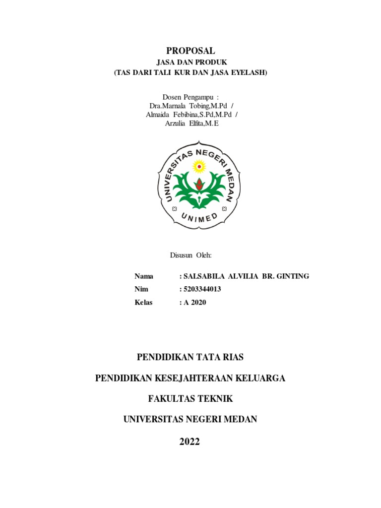 Proposal Desain Produk Akhir | PDF