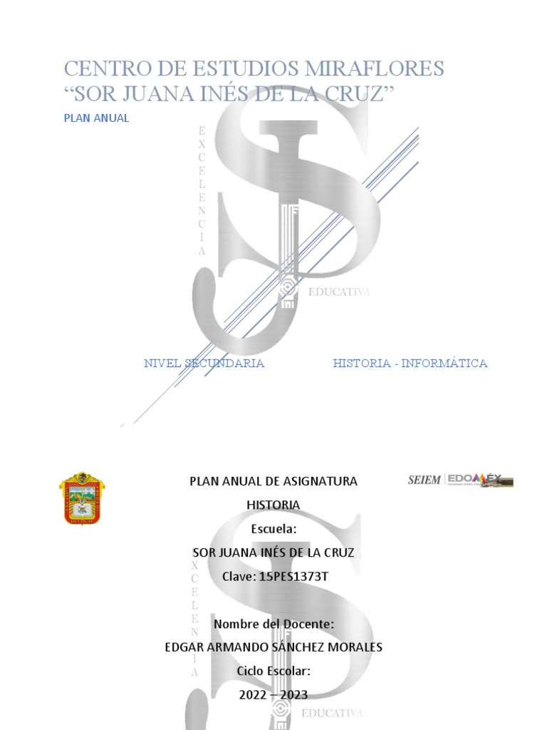 Plan Anual 22 23 | PDF | Mesoamérica | Nueva españa