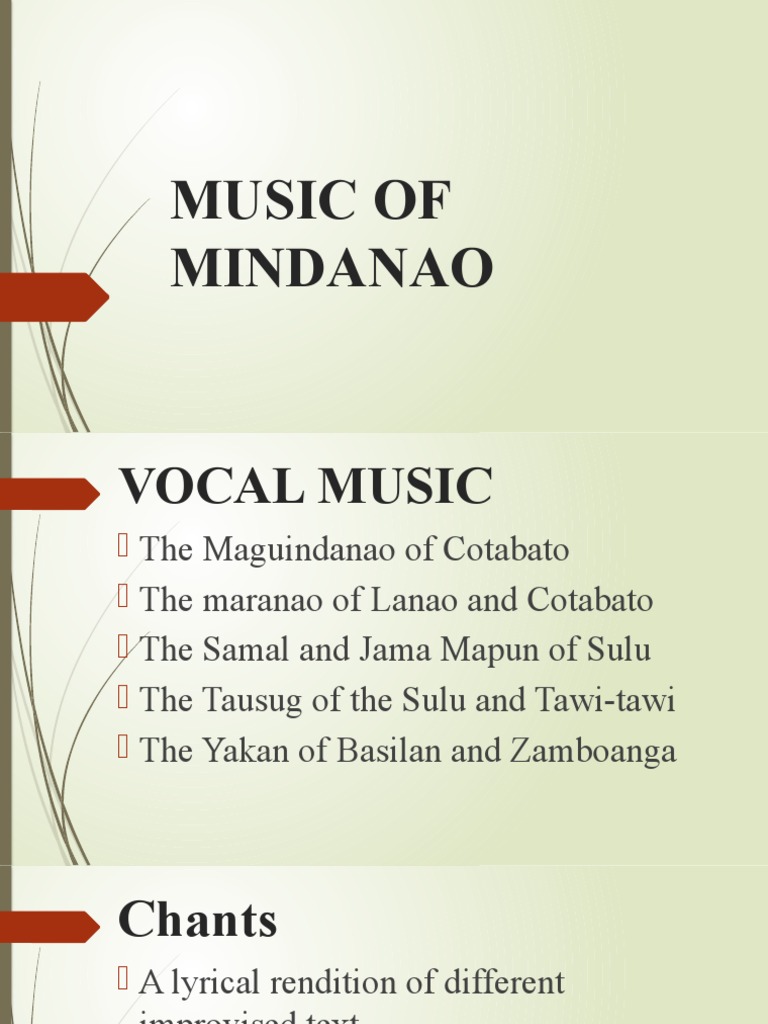 Music of Mindanao | PDF