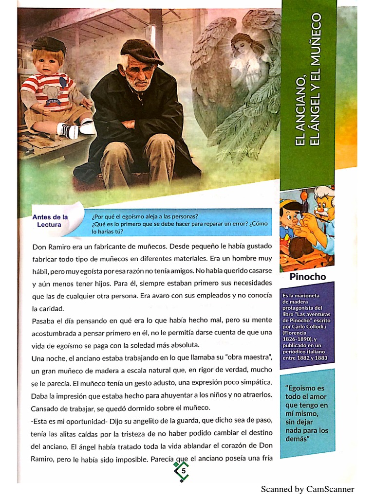 9no - RLV 1 - El Anciano, El Ángel y El Muñeco | PDF