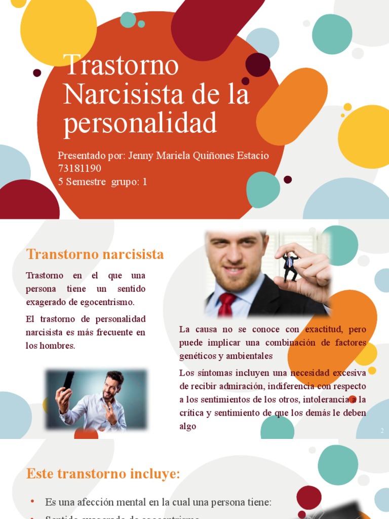 Transtorno Narcisista de La Personalidad. | PDF | Narcisismo | Trastorno mental