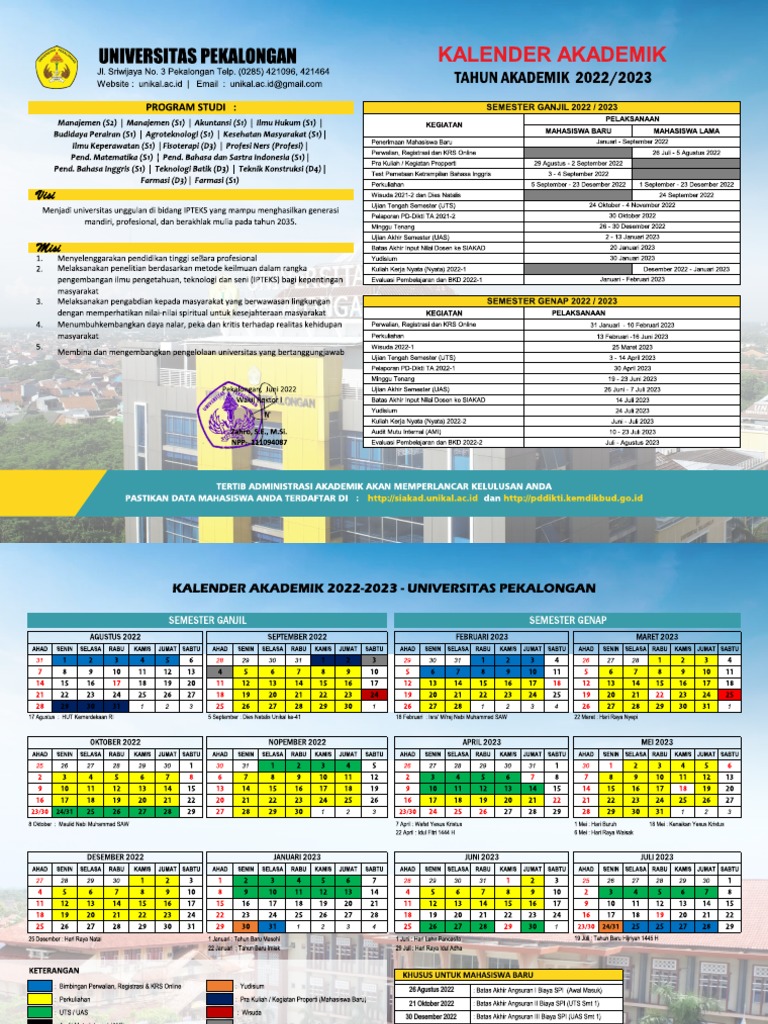 Kaldik 2022-2023 UNIKAL PDF | PDF