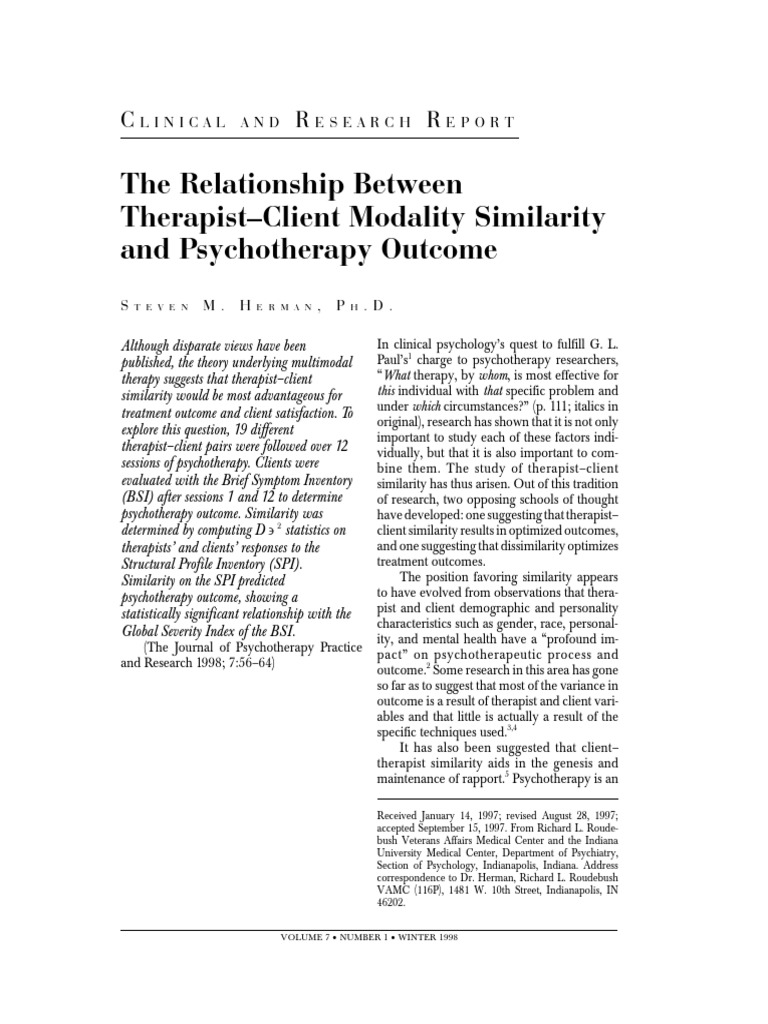 SECAbb4-Client-Modality-Similarity-and-Psychotherapy-Outcome - 5 PDF | PDF | Psychotherapy ...