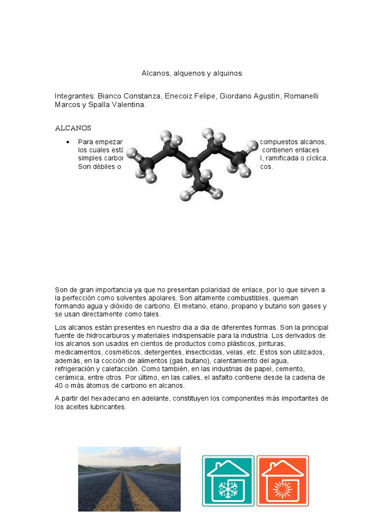 Quimica | PDF | Alcano | Hidrocarburos
