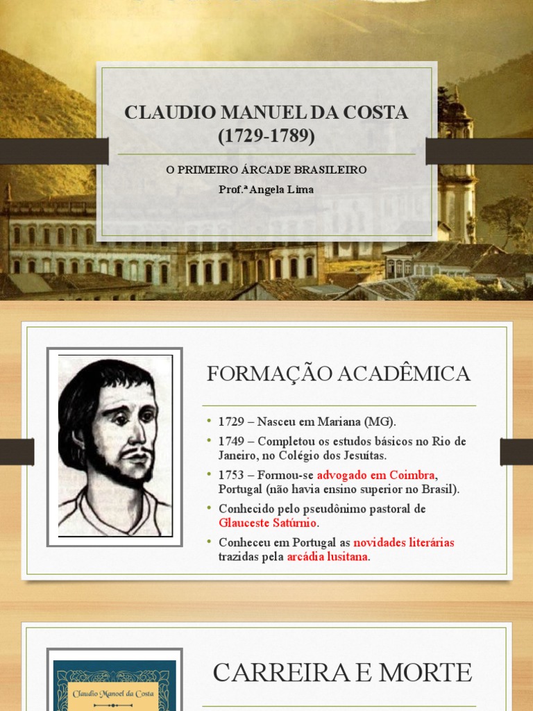 Claudio Manoel Da Costa | PDF