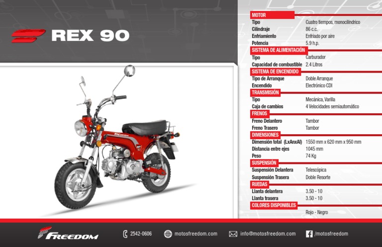 Freedon Rex 90 CC | PDF