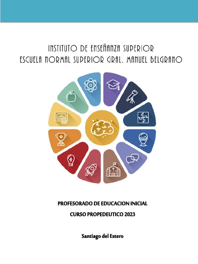 Cartilla Ingreso Inicial 2023 | PDF | Plan de estudios | Educación más alta