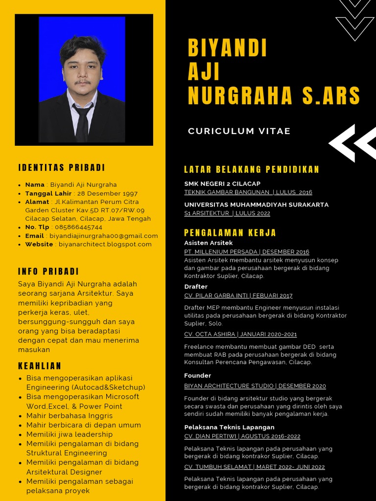CV Biyandi Aji Nurgraha, Arsitek Profesional | PDF