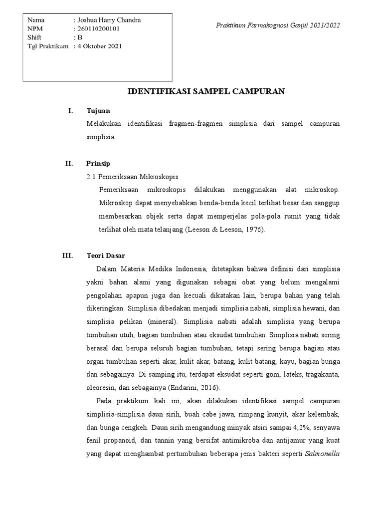 Joshua Harry Chandra | PDF