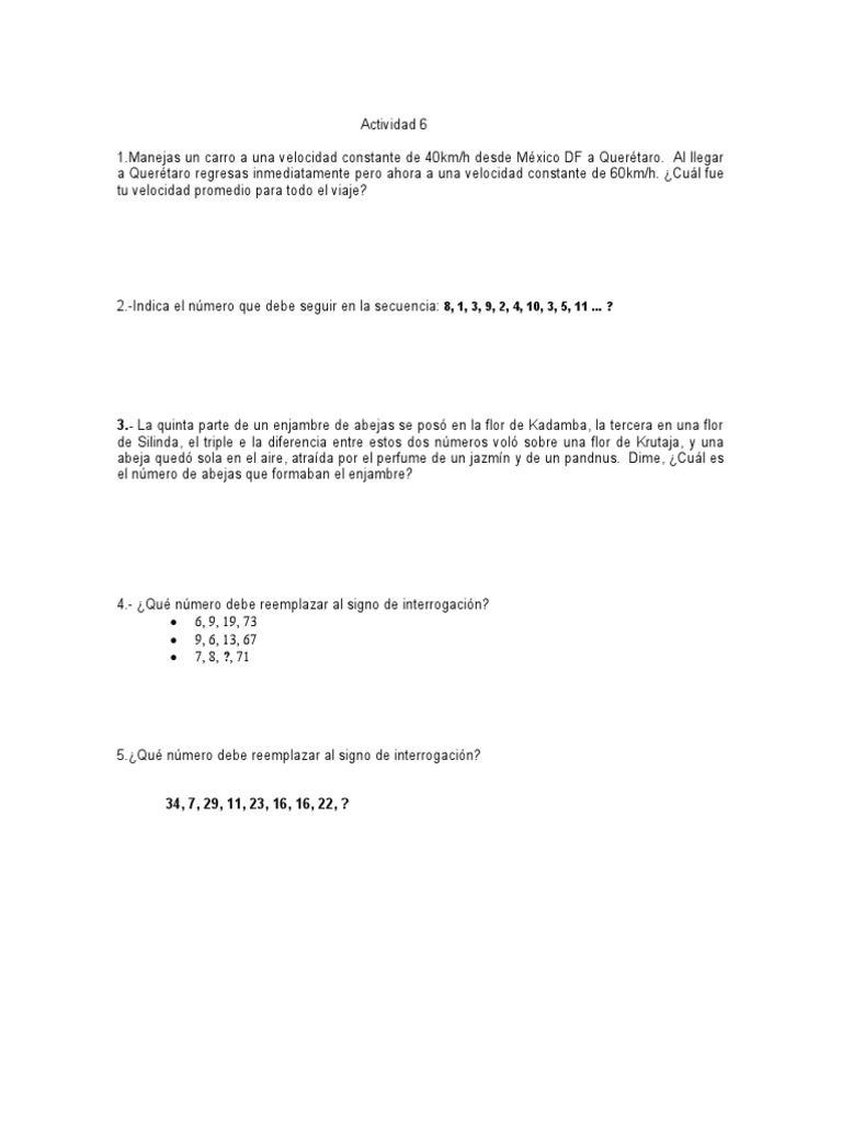 Actividad 6 | PDF
