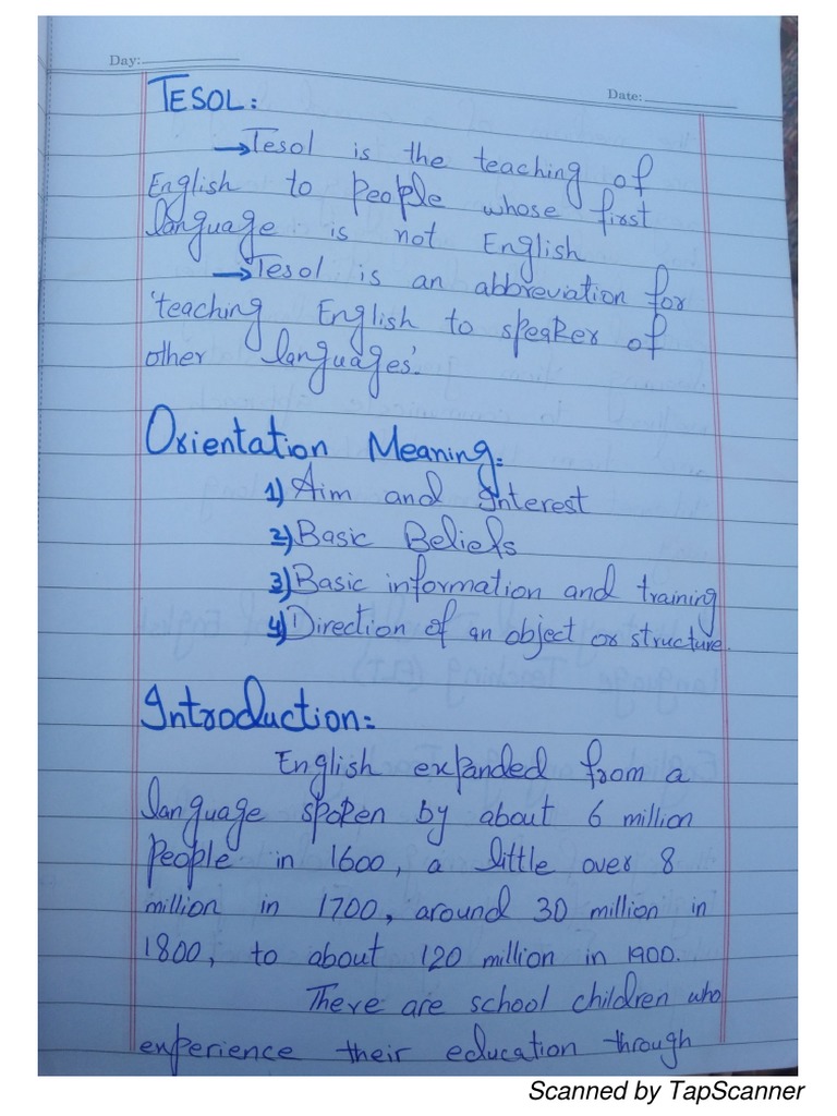 Tesol Notes | PDF