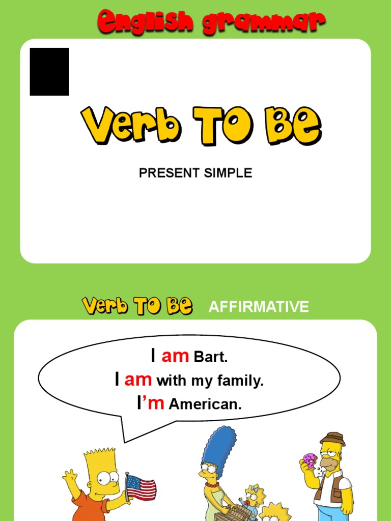 Verb To Be PPT Flashcards Fun Activities Games Grammar Guides Pic ...