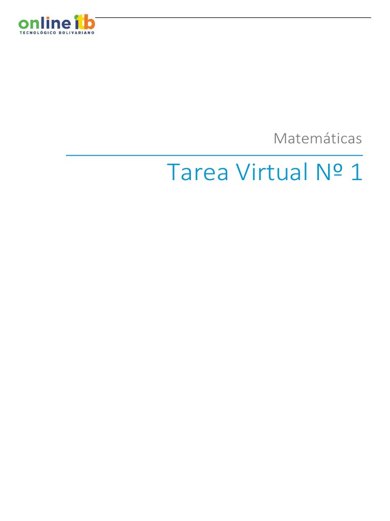 Tarea Virtual 1 Factorizacion | PDF | Factorización | Multiplicación