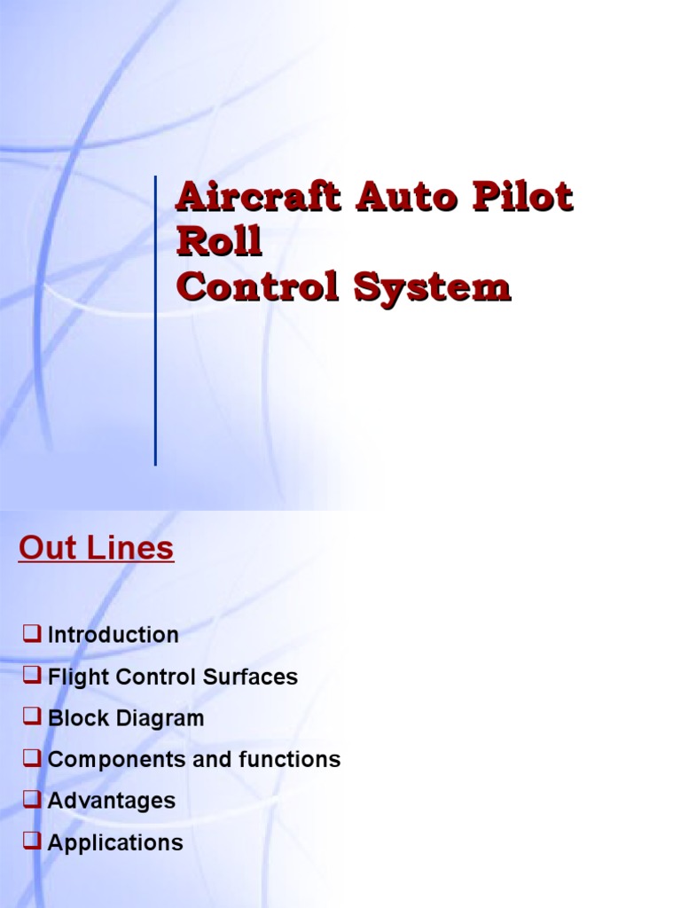 Aircraft Auto Pilot RollC | PDF | Flight Control Surfaces | Aileron