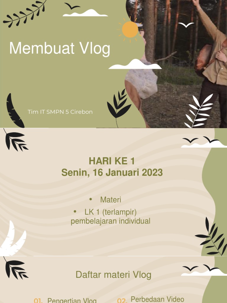 Materi Vlog PDF | PDF
