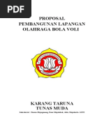 PROPOSAL Permohonan Bantuan Peralatan Bolla Volly | PDF