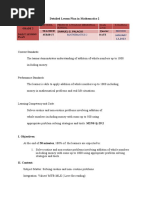 Detailed Lesson Plan in MATHEMATICS Grade 4 Solves Routine and Non ...