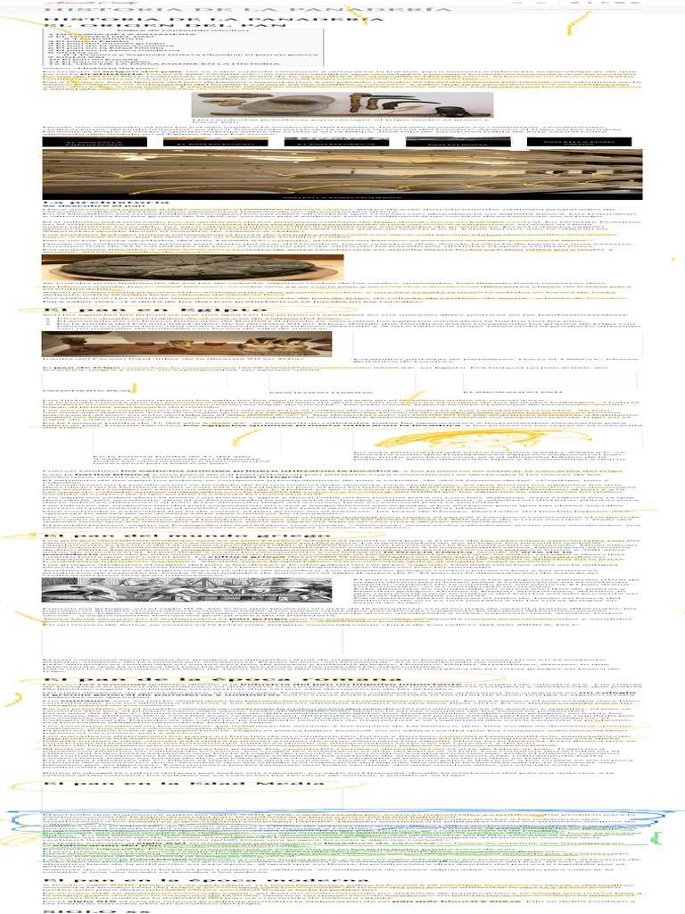 Historia Del Pan | PDF | Panes | Cerveza