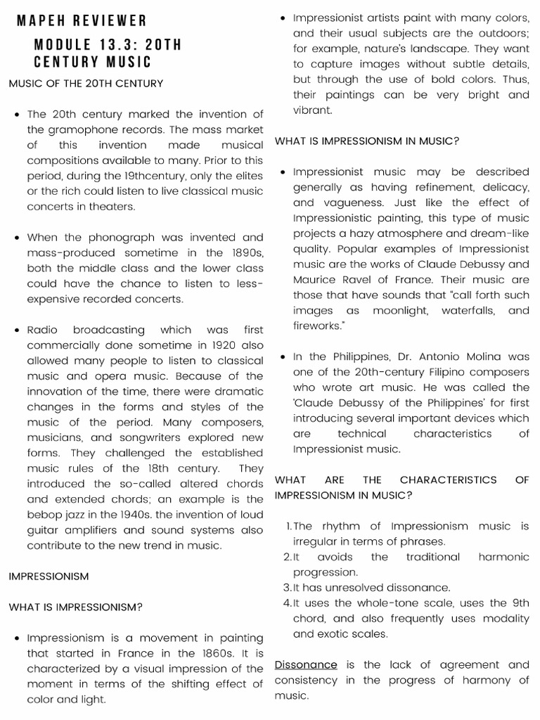 Mapeh Reviewer PDF | PDF