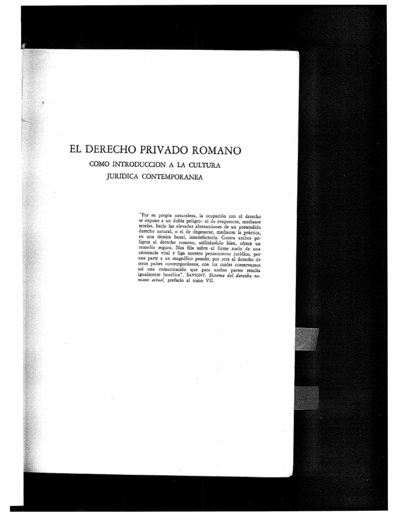 Derecho Privado Romano. F. Margadant | PDF