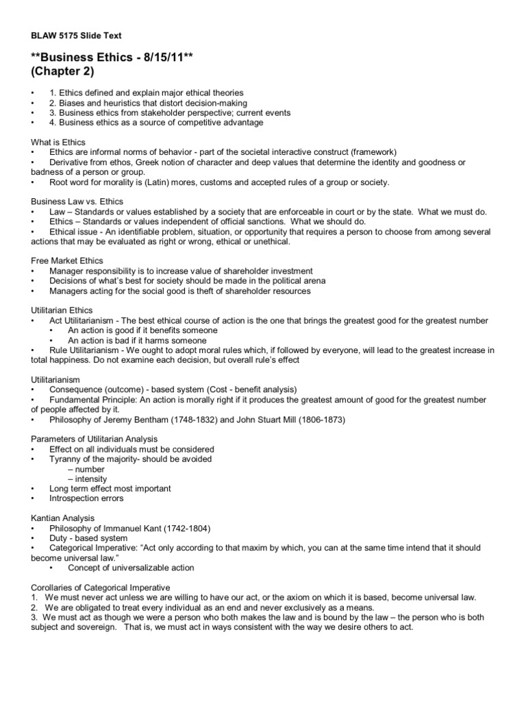 BLAW 5175 Slide Text PDF Sec Rule 10b 5 Insider Trading