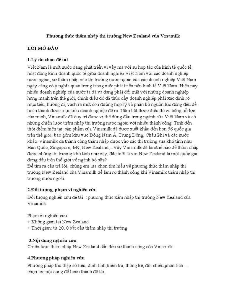 Vinamilk 2 KDQT | PDF