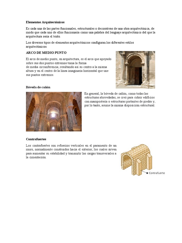 Elementos Arquitectónicos | PDF