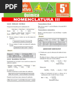 Actividades de Unidades Quimicas de Masa para Quinto Grado de Secundaria | PDF | Mole (Unidad ...