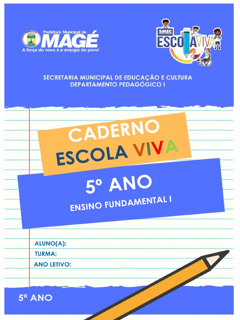 Caderno+Escola+Viva+5º+Ano+ +ok+ | PDF | Pronome | Miscigenação