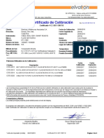 Certificado de Calibracion Fluke DSX5000 | PDF | Metrología | Exactitud ...